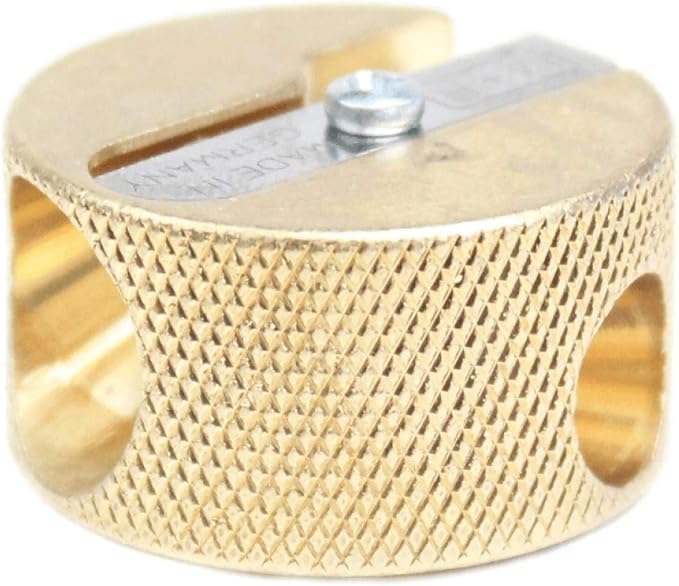 M+R Professional Solid Brass Circular Double Hole Sharpener: Amazon.co ...