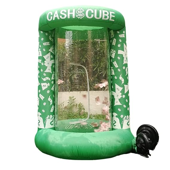 Amazon.com: Inflatable Cash Cube Booth for Advertisment, Inflatable ...