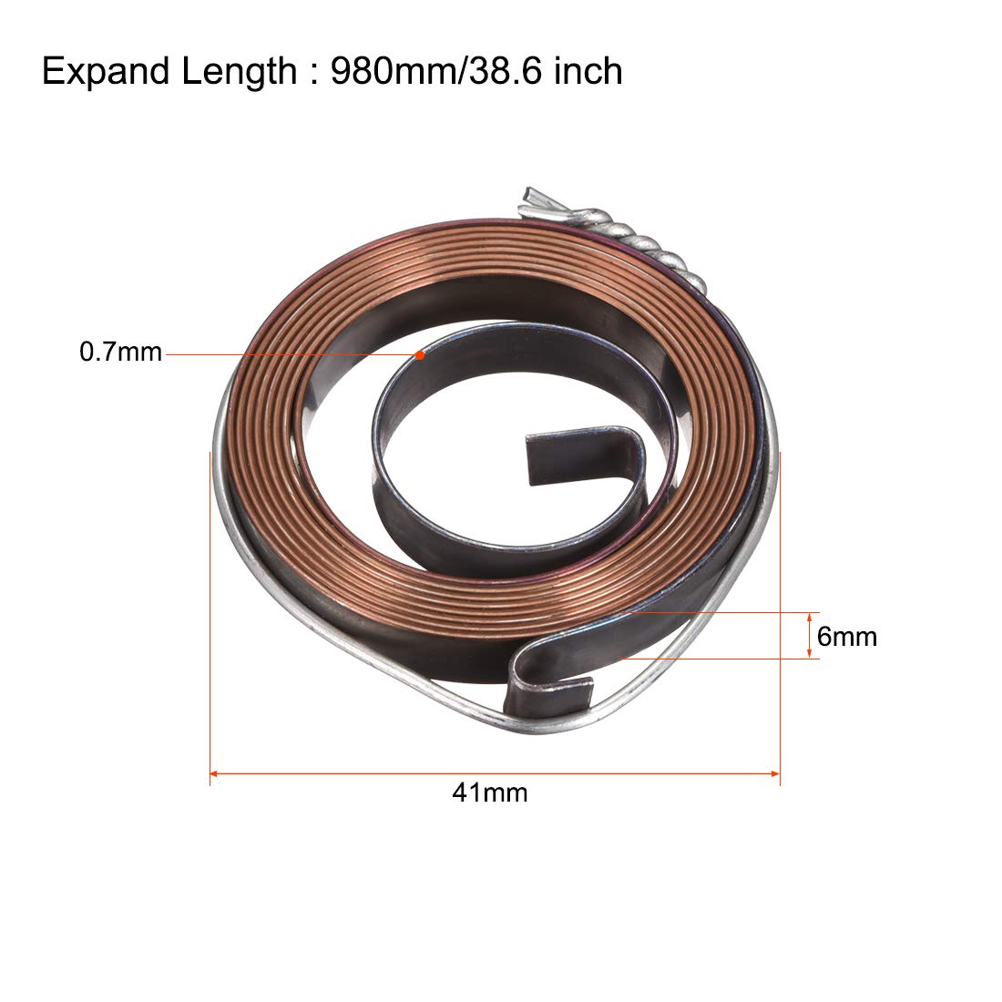 sourcing map Drill Press Return Spring, Quill Spring Feed Return Coil ...