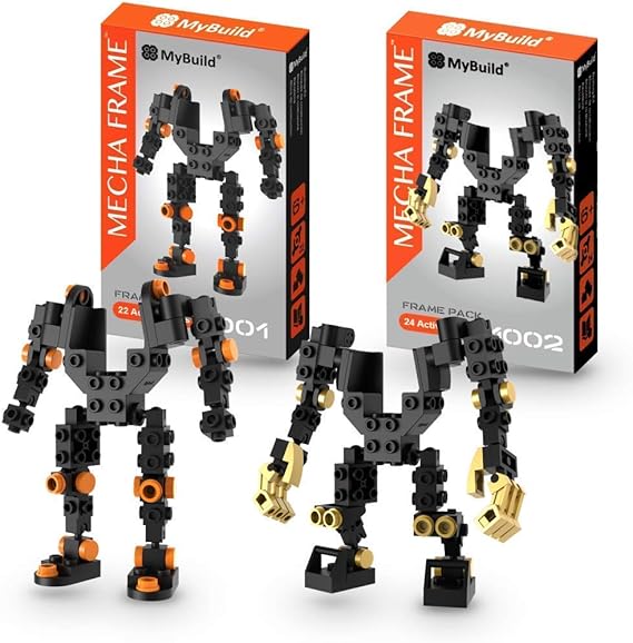 Amazon.com: MyBuild Mecha Frame Basic Frame Action Building Bricks ...