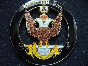 Amazon.com: Delux Masonic scottish Rite 33rd Degree Wings Up Cut Out ...