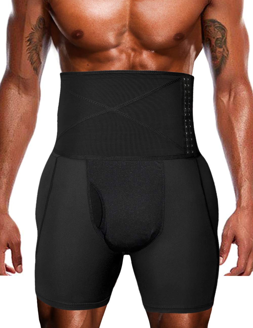 DoLoveY Men's Tummy Shaper High Waist Control Shapewear Waist Slimming ...
