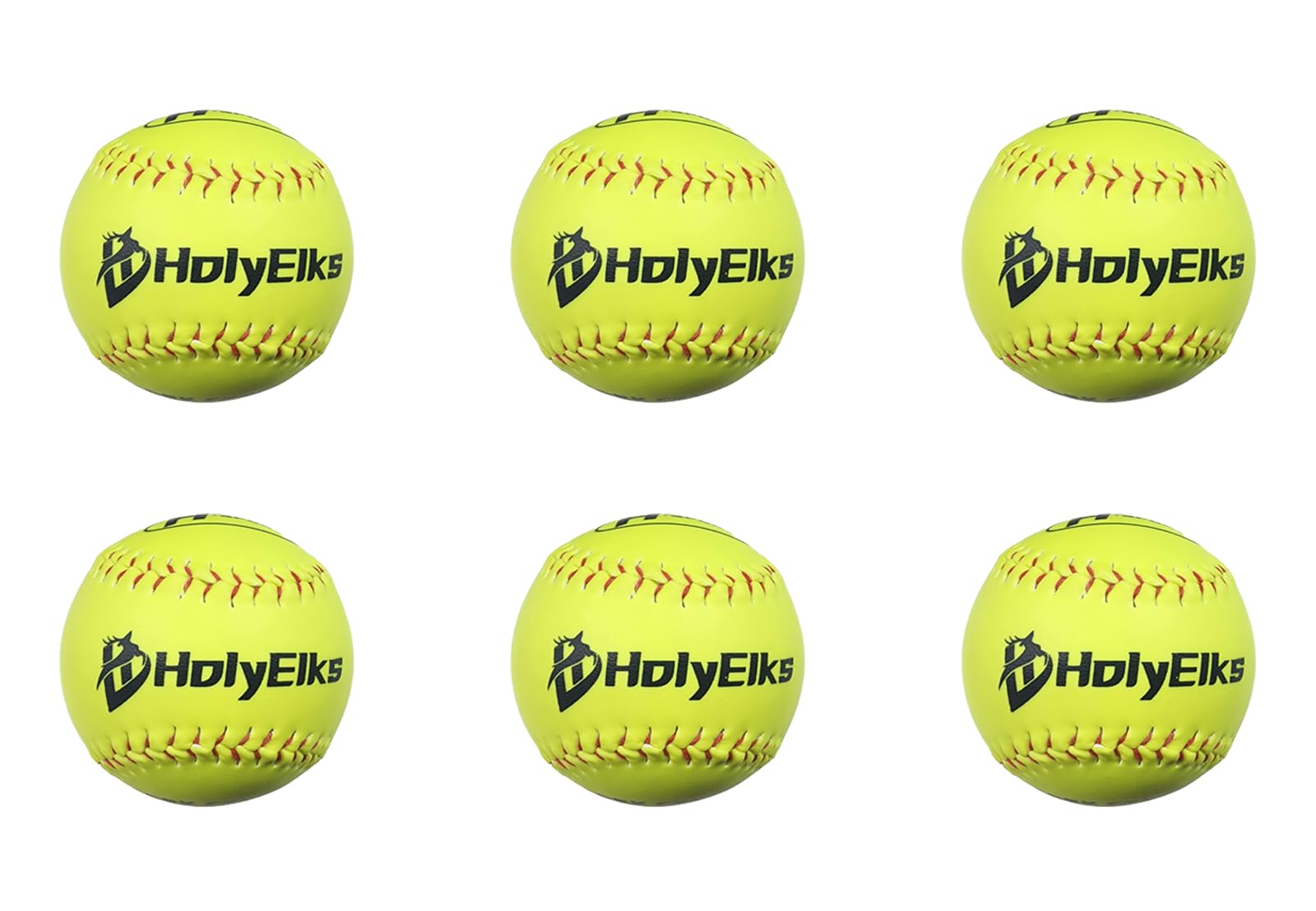 HolyElks 12 Pack Sports Practice Softballs,Official Size and Weight ...