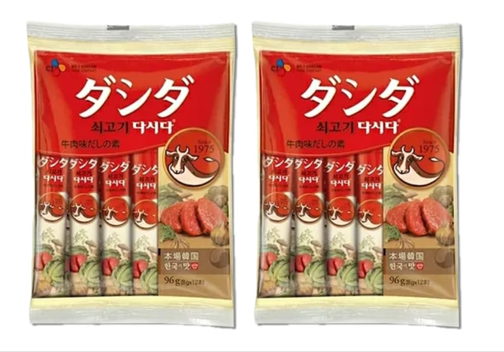 Mua CJ Dashida Beef Dashimoto, 0.3 oz (8 g) x 12 Bottles x 2 Bags Set ...