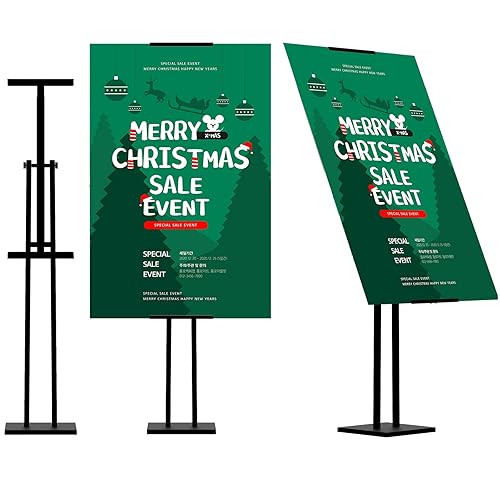 ONCEMORE Heavy Duty Sign Stand, Floor Poster Board Stand, Adjustable ...