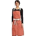 Amazon.com: Caldo Split Leg Apron (Terracotta): Home & Kitchen