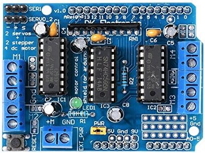 سعر DollaTek L293D Motor Drive Shield Expansion for Arduino Duemilanove Mega UNO R3 AVR ATMEL فى ...