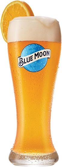 Personalised Engraved Blue Moon Pint Glass - Enter Your Own Custom Text ...