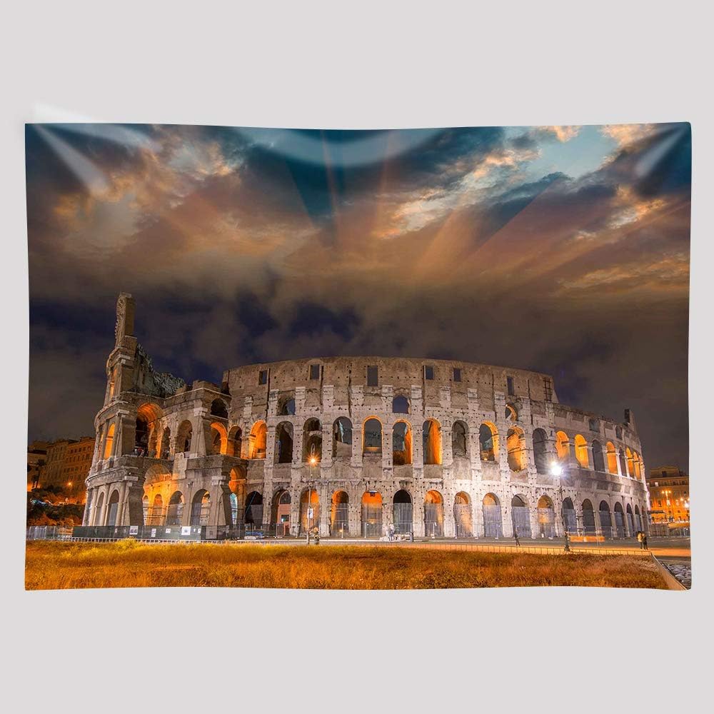 Amazon.com : Ancient Roman Colosseum Backdrop Italian Travel Themed ...