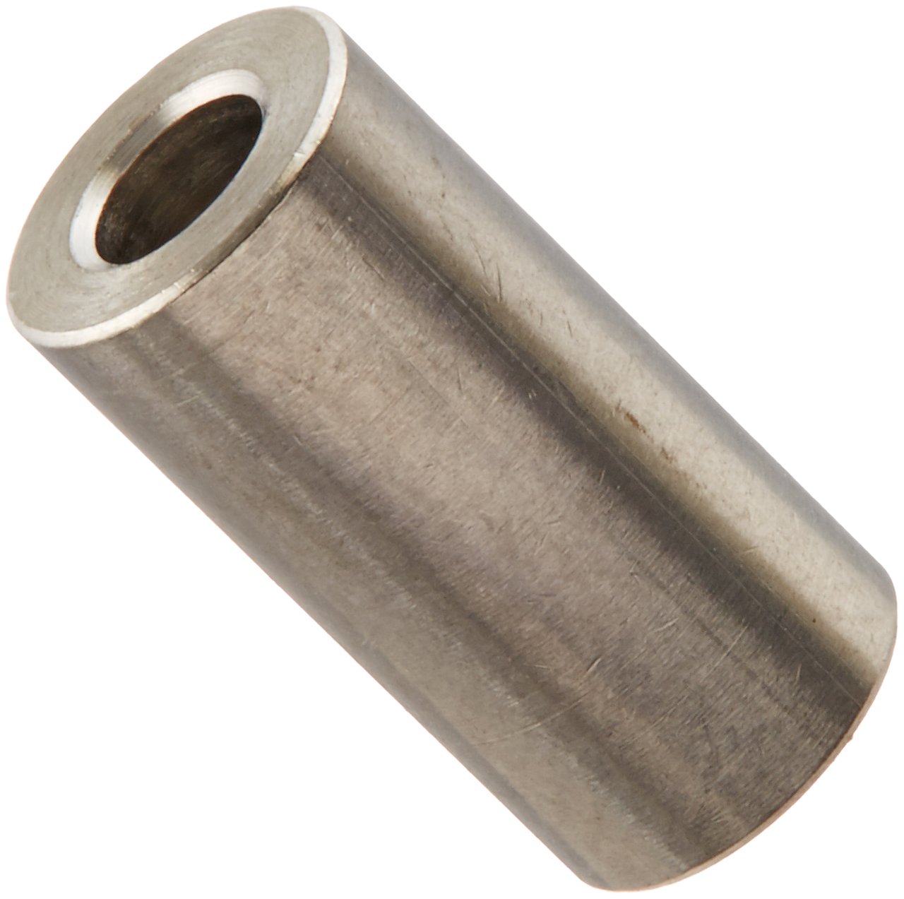 Round Spacer, 18-8 Stainless Steel, Plain Finish, #4 Screw Size, 1/4 ...