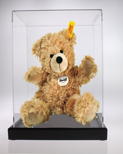 Dream Keepers Large Teddy Bear Display Case (Black Base): Amazon.co.uk ...