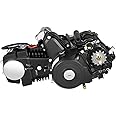 Amazon.com: Knwigoe 125cc 4 Stroke Engine Motor Complete Kit Electric Start ATV Motor Semi-Auto ...