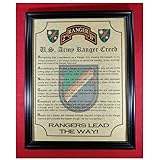 Amazon.com: Army Rangers Creed Poster 18x24 US Military Gifts Ranger ...
