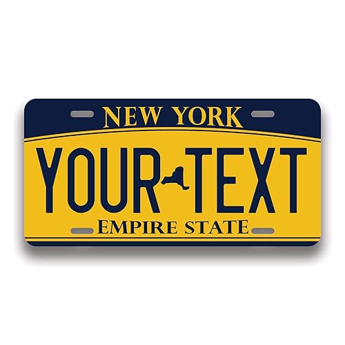 Generic Custom New York Fake License Plate for Front of Car ...