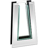 Amazon.com: Royal Imports Flower Mirror Glass Vase - 13.5" Tall ...