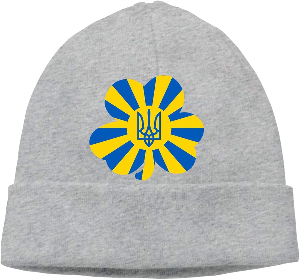 Amazon.com: Ukrainian Flag Clover Warm Cap Fashion Keep Warm Mens ...