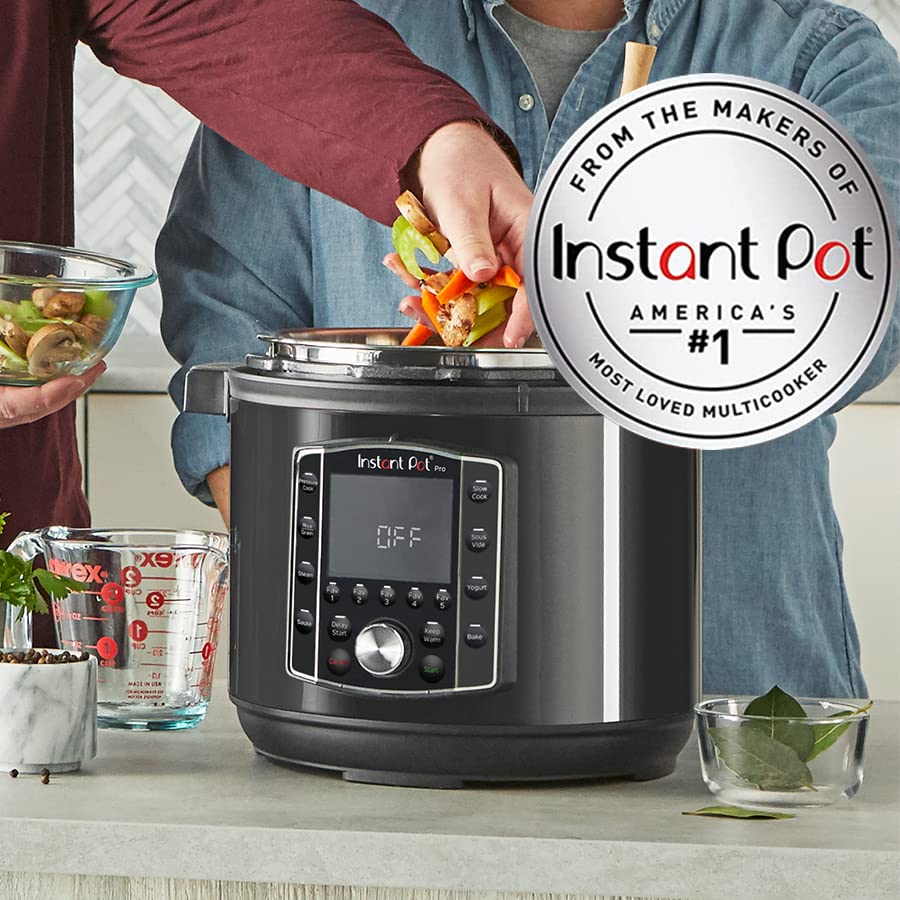 Instant Pot Pro Olla a presión 10 en 1, olla de cocción lenta, olla ...