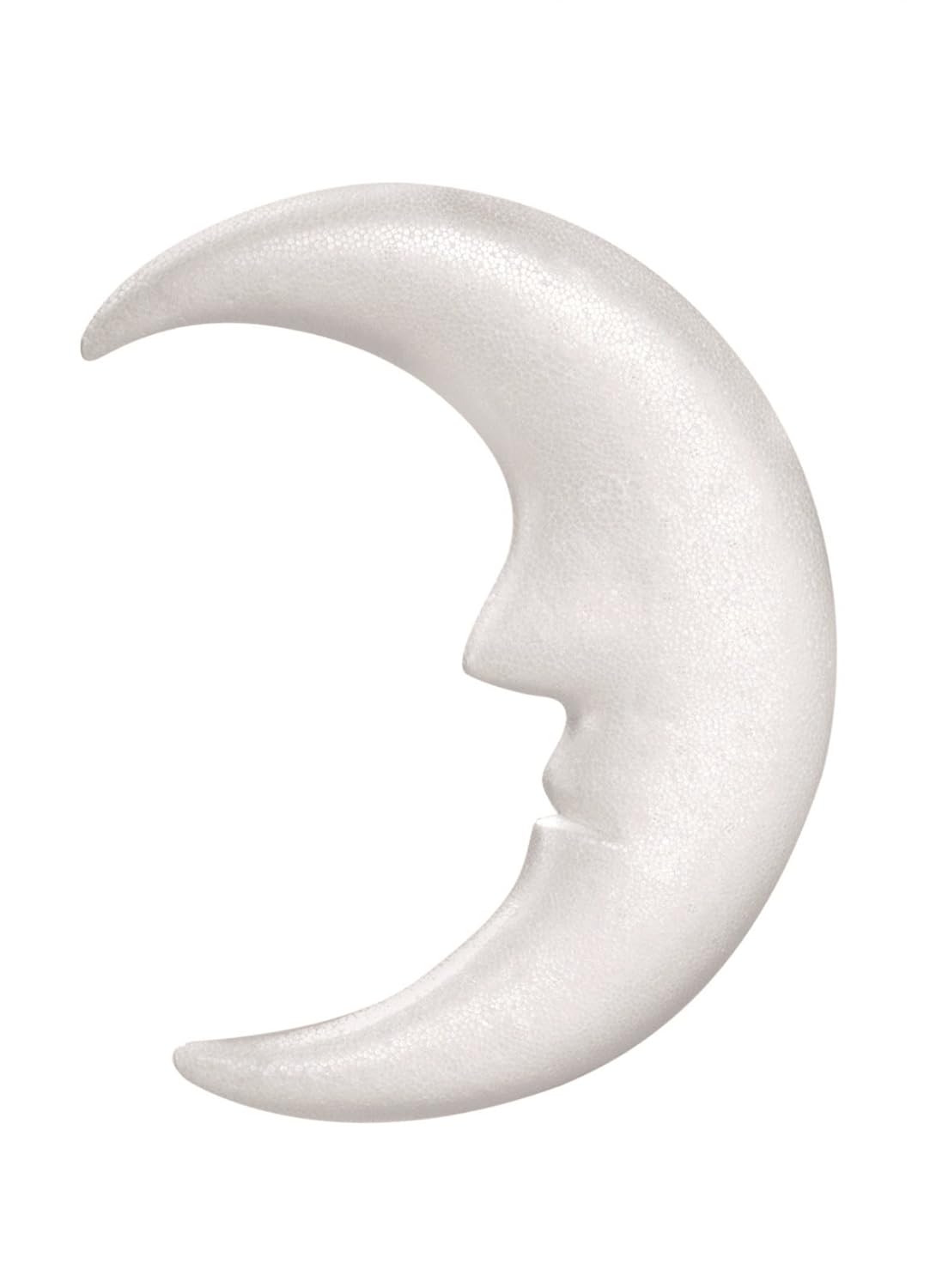 Glorex 3803 755 6 Styrofoam Moon, White, 9.5 x 7.5 cm: Amazon.co.uk ...