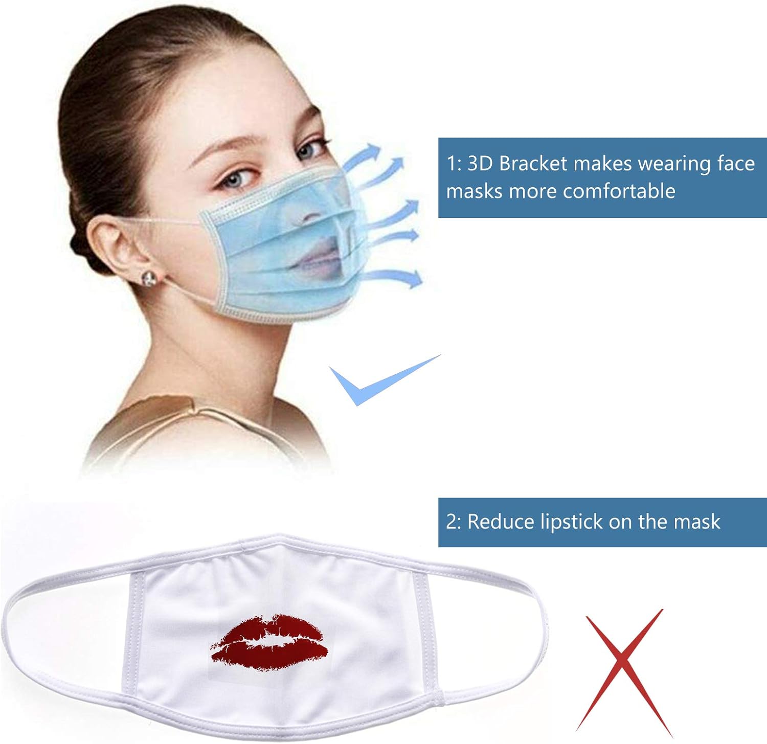 Silicone Face Bracket, 3D Face Bracket Internal Support Frame,，Silicone ...