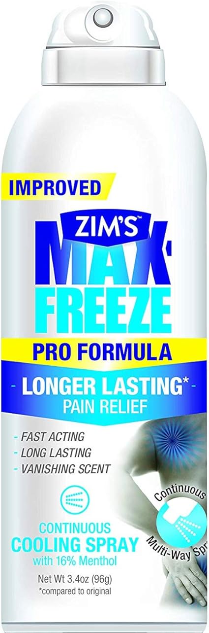 Amazon.com: Zim's Max Freeze Maximum Muscle and Joint Pain Relief ...