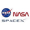 Amazon.com: Stickers Space Set NASA | SPACEX 3x4 Inch (3 Pcs/Pack) Car ...