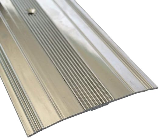 Metal Extra Wide Carpet Cover Strip Door Bar Trim (2700mm, Silver ...