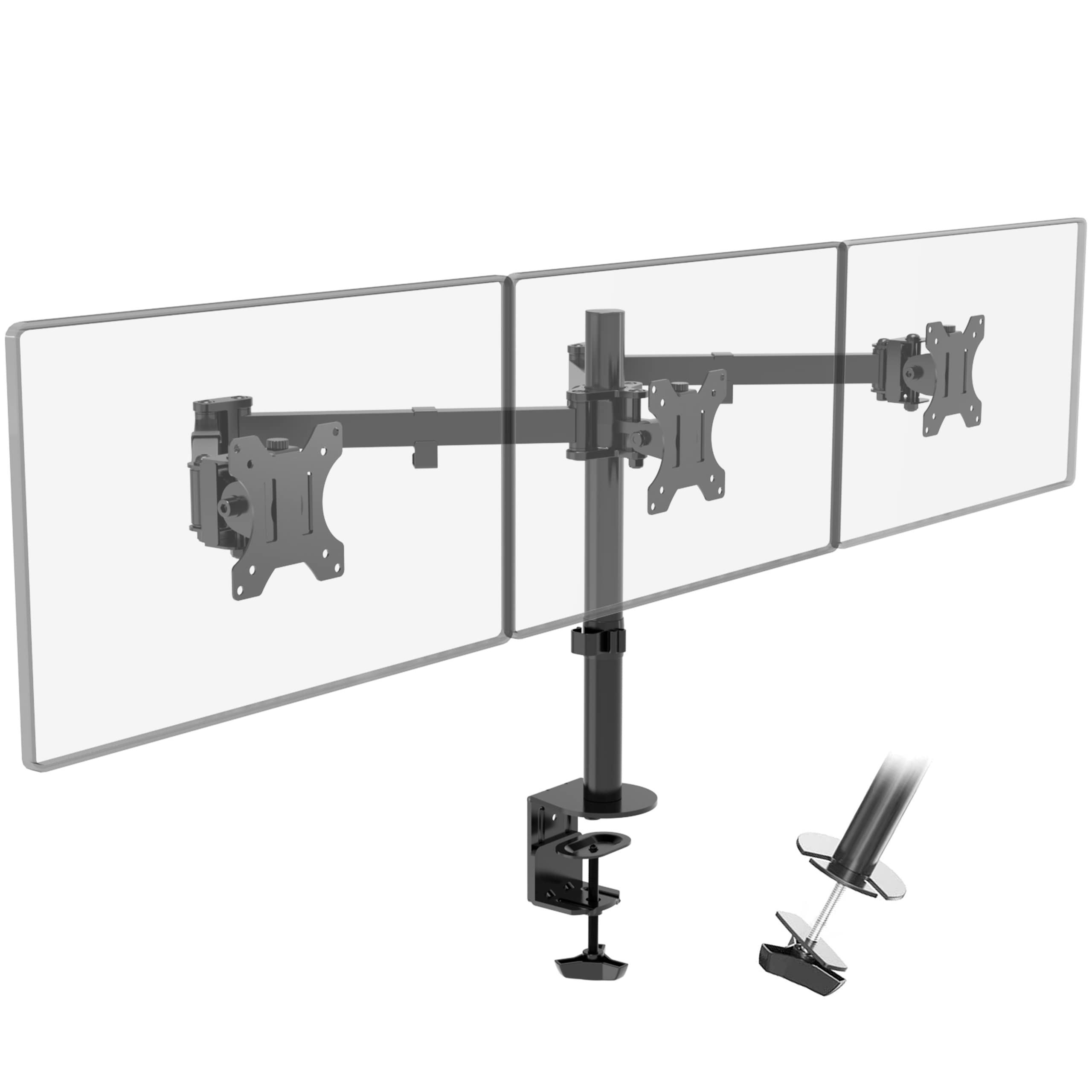 Mua PUTORSEN Triple Monitor Mount,3 Monitor Desk Mount for 3 Screens up ...