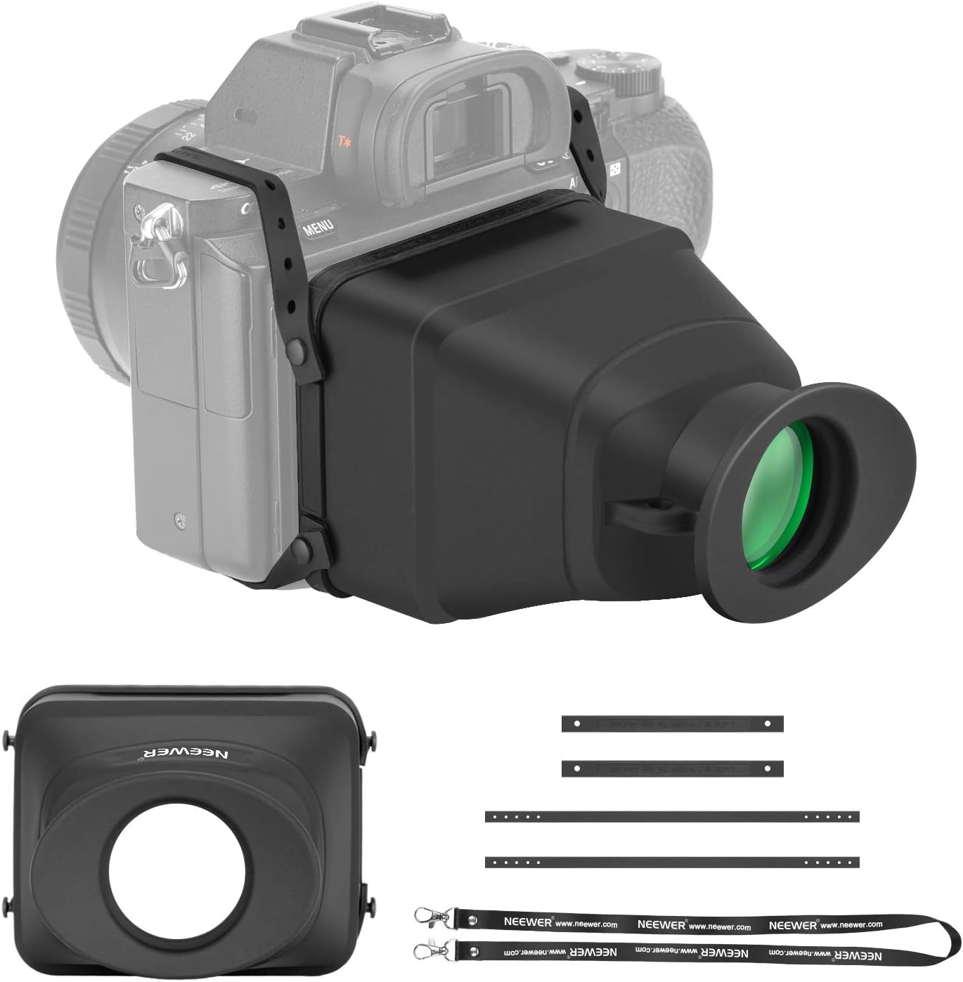 Neewer Universal LCD Optical Camera Viewfinder, 3X: Amazon.co.uk ...