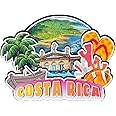 Amazon.com: Costa Rica Fridge Magnet Wooden Magnet Art Souvenirs ...
