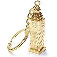 Amazon.com: Gold Big Ben London Key Chain, Key Ring or Key Fob; 2 ...
