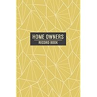 Home Owners Record Book: Keep Track of All Maintenance and Repairs of ...