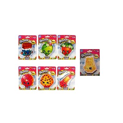 Buy Shopkins Collectible Eraser Bundle Set - 7 itmes : Lippy Lips ...