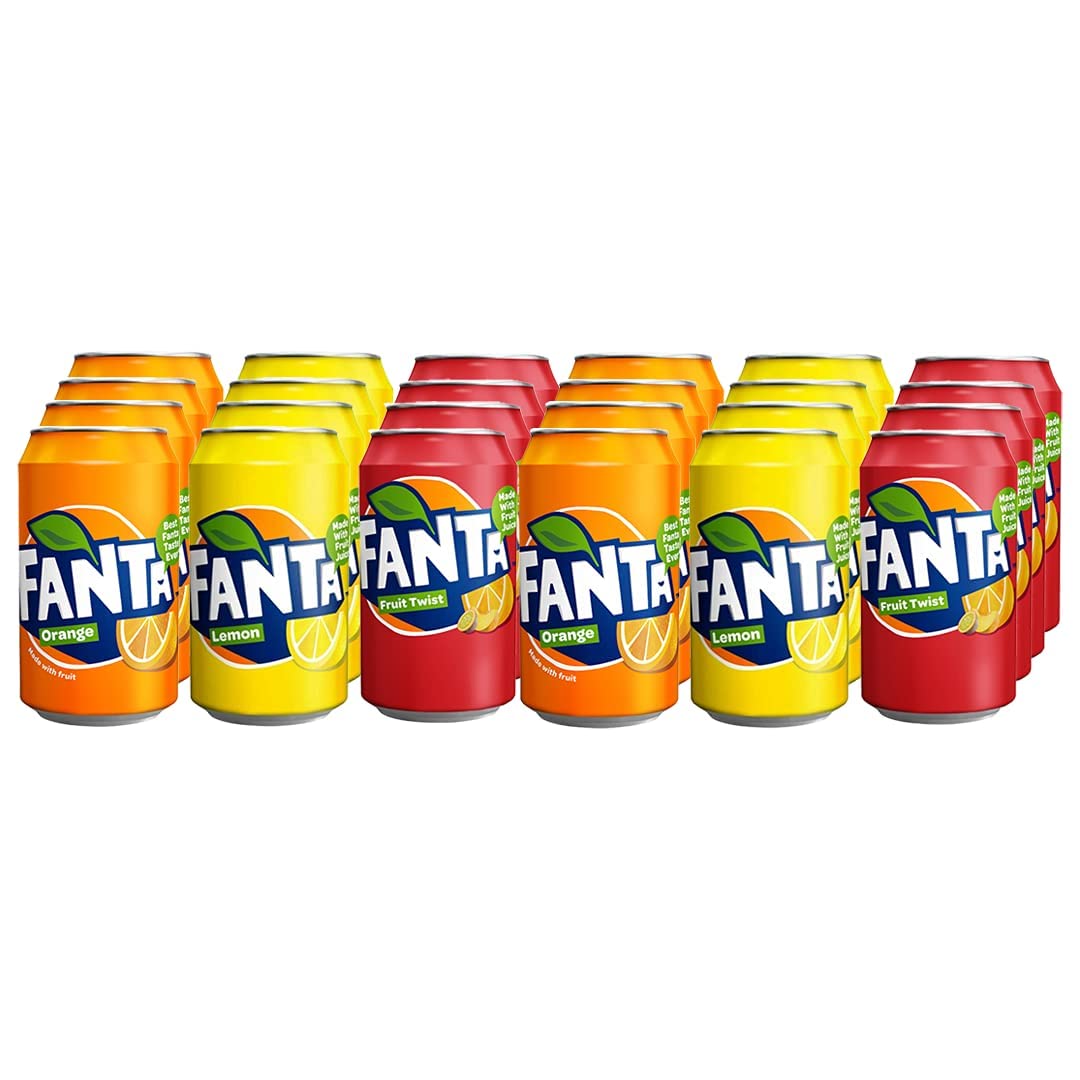 Mua Fanta Soft Drink Mixed Case 330ml Cans (12 Pack) - Orange, Lemon ...
