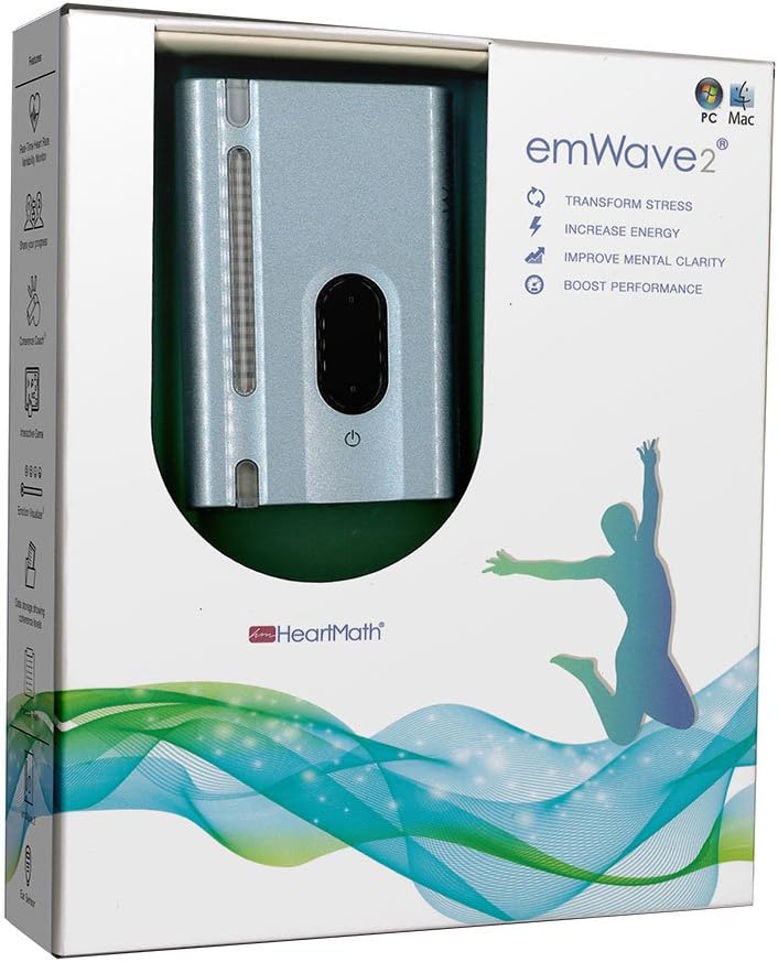 EmWave 2 - Heartmath Personal Stress Reliever Silver Blue: Amazon.fr ...