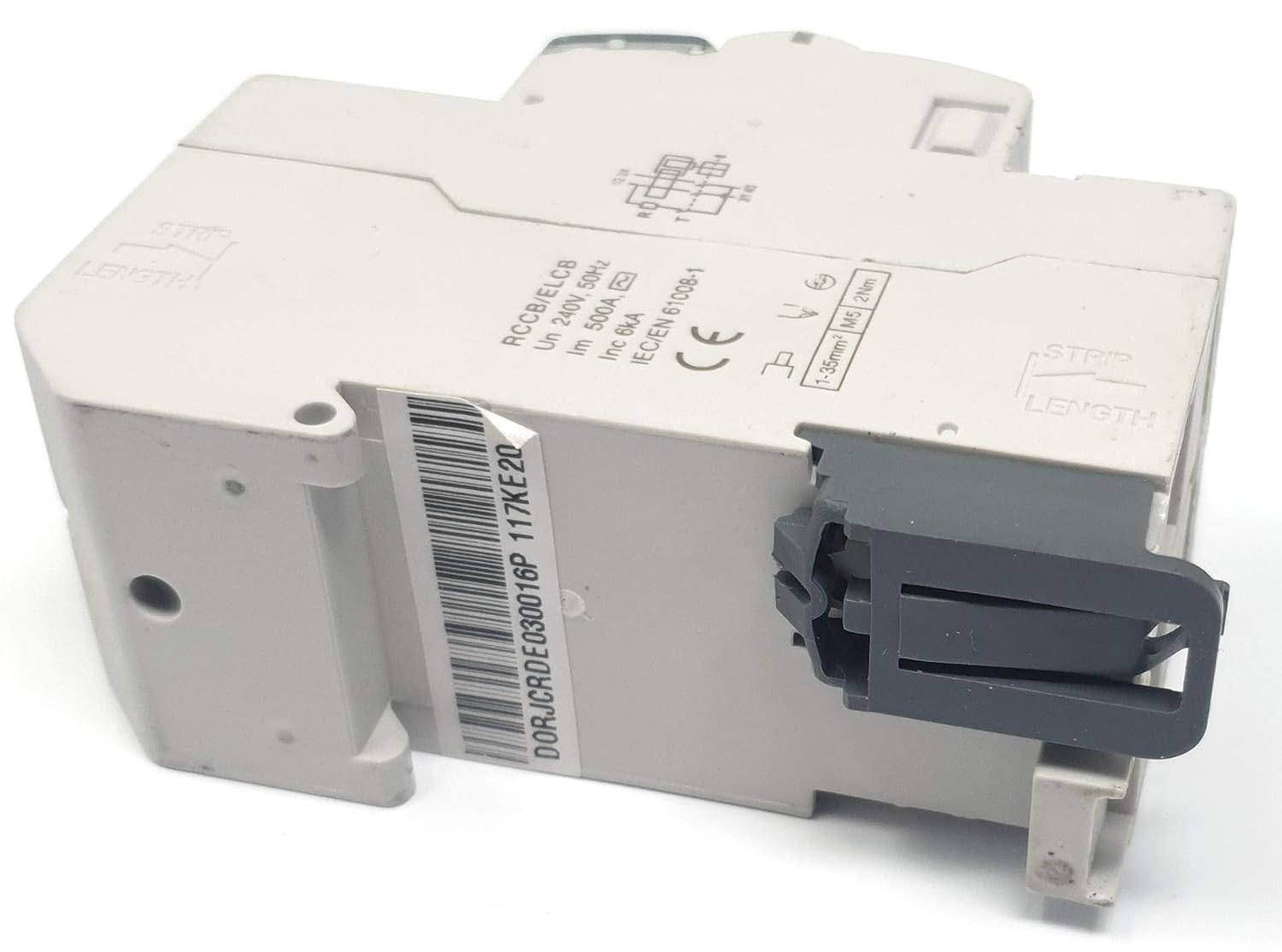 Newlec RCCB 16 Amp 30mA 6KA Double Pole – 2P RCD Circuit Breaker With ...