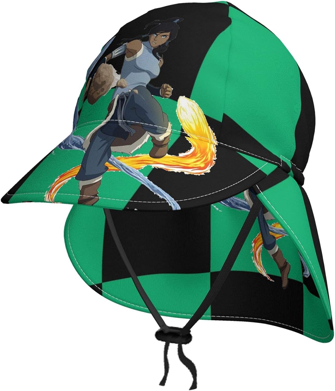 Amazon.com: Avatar The Last Airbender Aang Appa Kids Sun hat with Strap ...