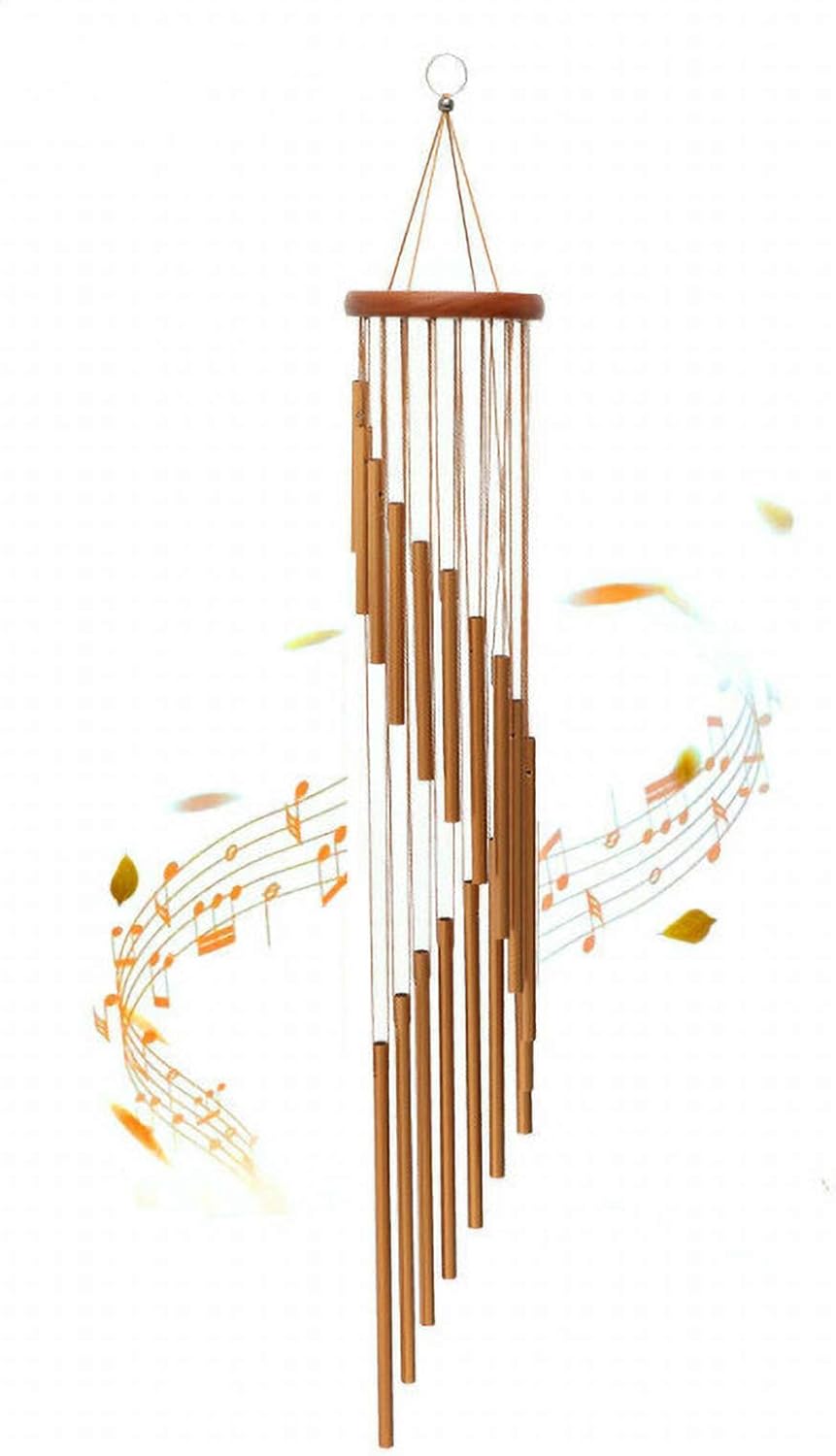 Amazon.com : Boothbay Harbor 3-Tone Wind Bell with Compass Rose Wind ...