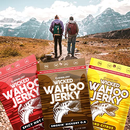 Island Citrus Wahoo Ono Fish Jerky - Zesty Umami Flavor - Artisan ...
