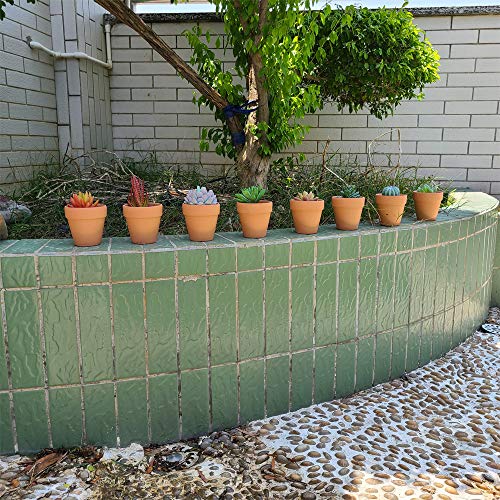 Yishang 3 Inch Terracotta pots - Small Clay Ceramic Pottery Planter ...