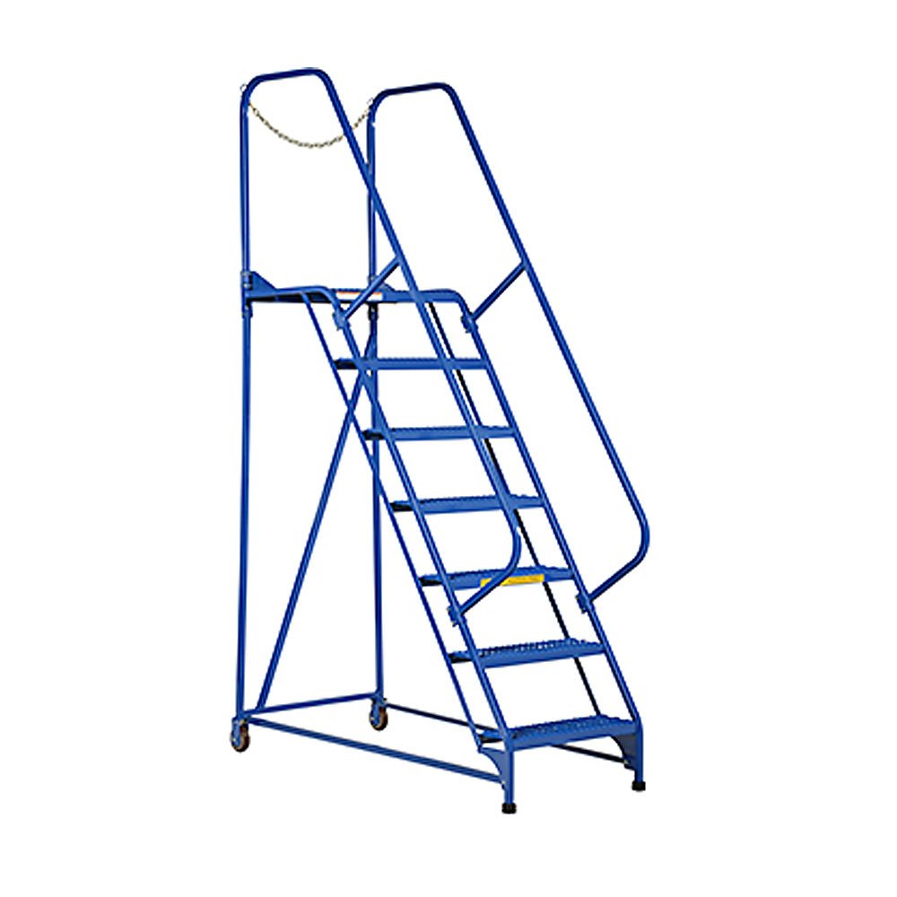 Relius Solutions Mobile Maintenance Ladders - 7 Steps - Perforated ...