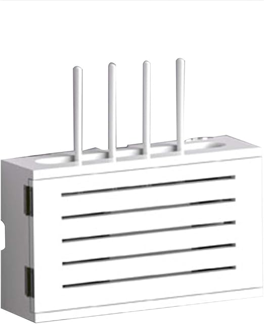 MNBVH Holz Router Regal, WiFi Router Storage Box, Router Box ...