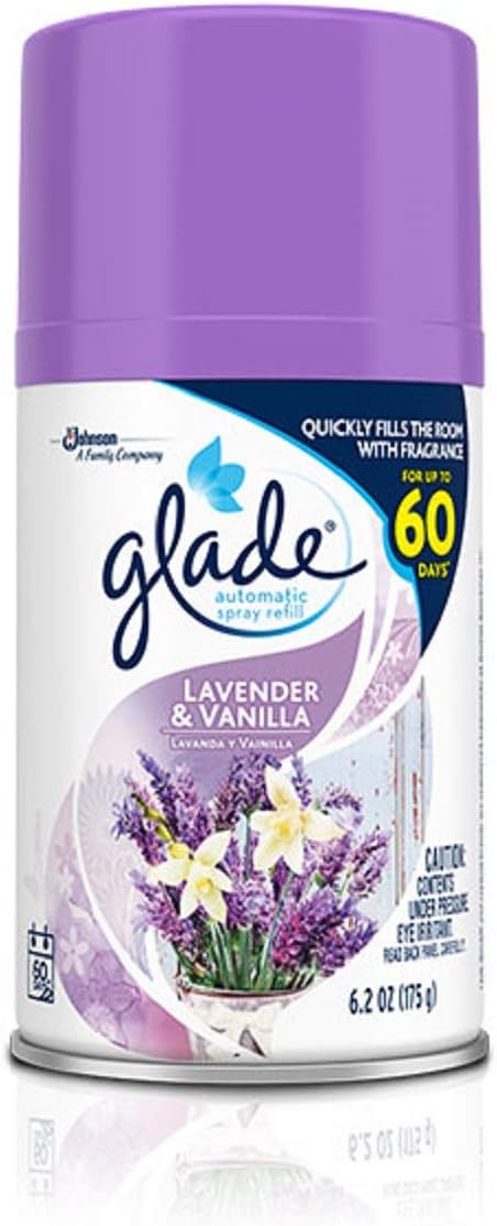 Amazon.com: Glade Automatic Spray Refill - Lavender & Vanilla - 6.2 oz ...