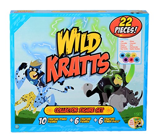 Wild Kratts 22-Pack Action Figure Set - Officially Licensed, Includes 3" Chris & Martin Kratt ...