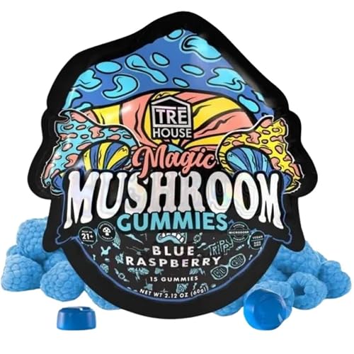 Blue Raspberry Magic Mushroom Gummies by Tre House in Kuwait | Whizz