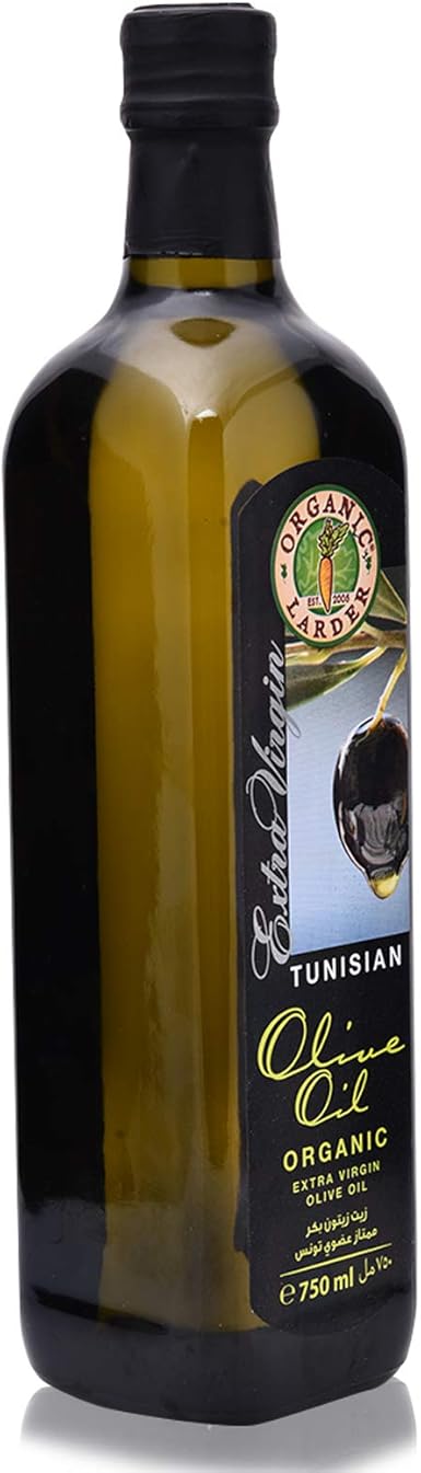 Organic Larder Organic Tunisian Extra Virgin Olive Oil - 750 ml: Buy ...