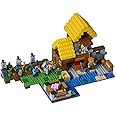 Amazon.com: LEGO Minecraft The Farm Cottage 21144 Building Kit (549 ...