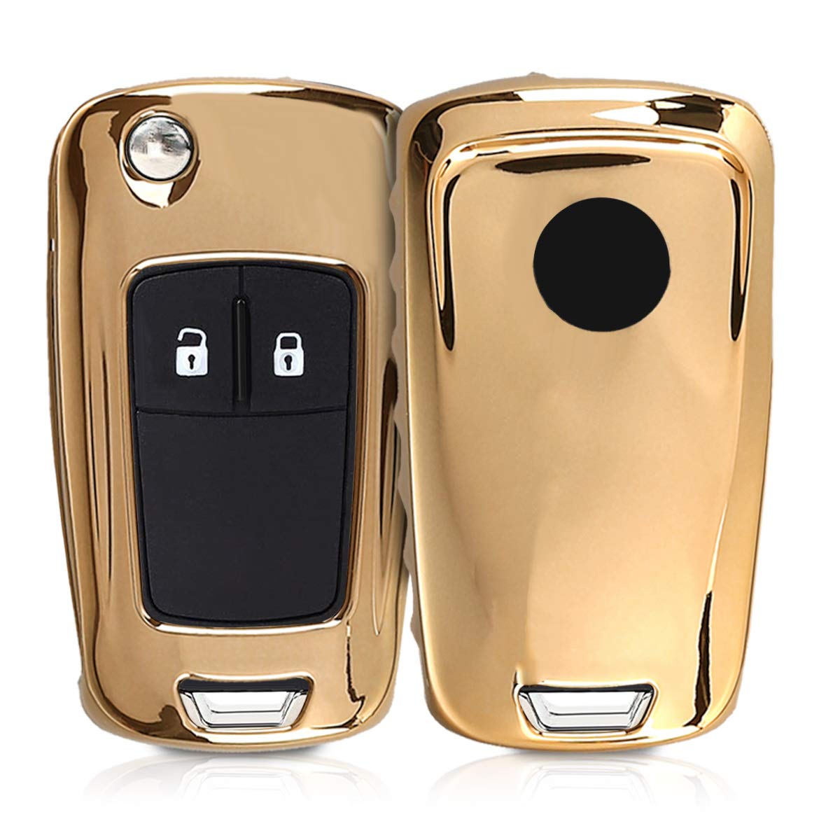 kwmobile Car Key Cover for Opel Vauxhall - Soft TPU Silicone Protective ...