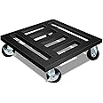 Amazon.com: LUBORN Heavy Duty Plant Caddy with Wheels, Metal Rolling ...