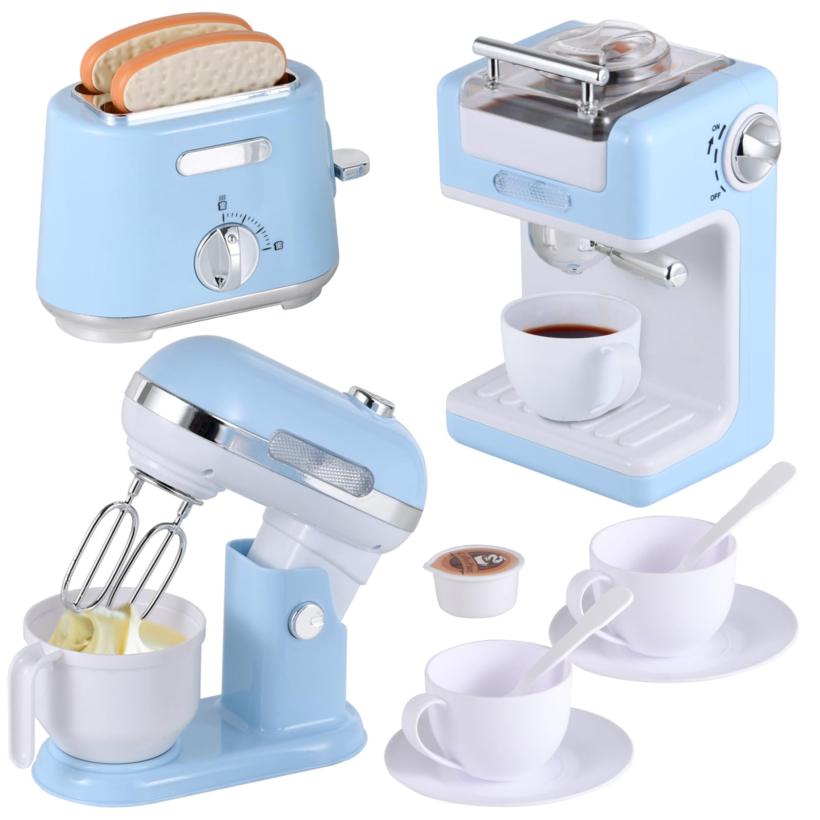 Ehome Play Kitchen Toys Kids Kitchen Accessories Pretend Play Kitchen ...