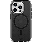 Amazon.com: Tech21 Evo Crystal case for iPhone 15 Pro - Compatible with MagSafe - Impact ...